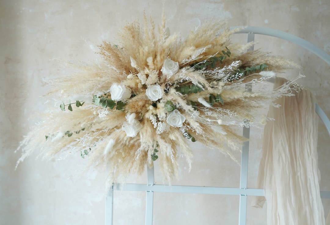 Preserved Bouquet Dried Flowers Wedding Arch,dried Flower Arch, Flower ...