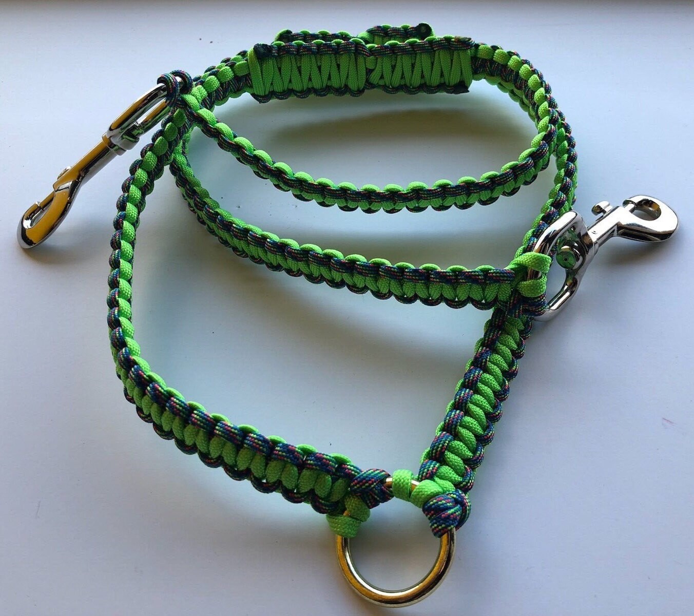 Leash Splitter/collar and Harness Leash - Etsy