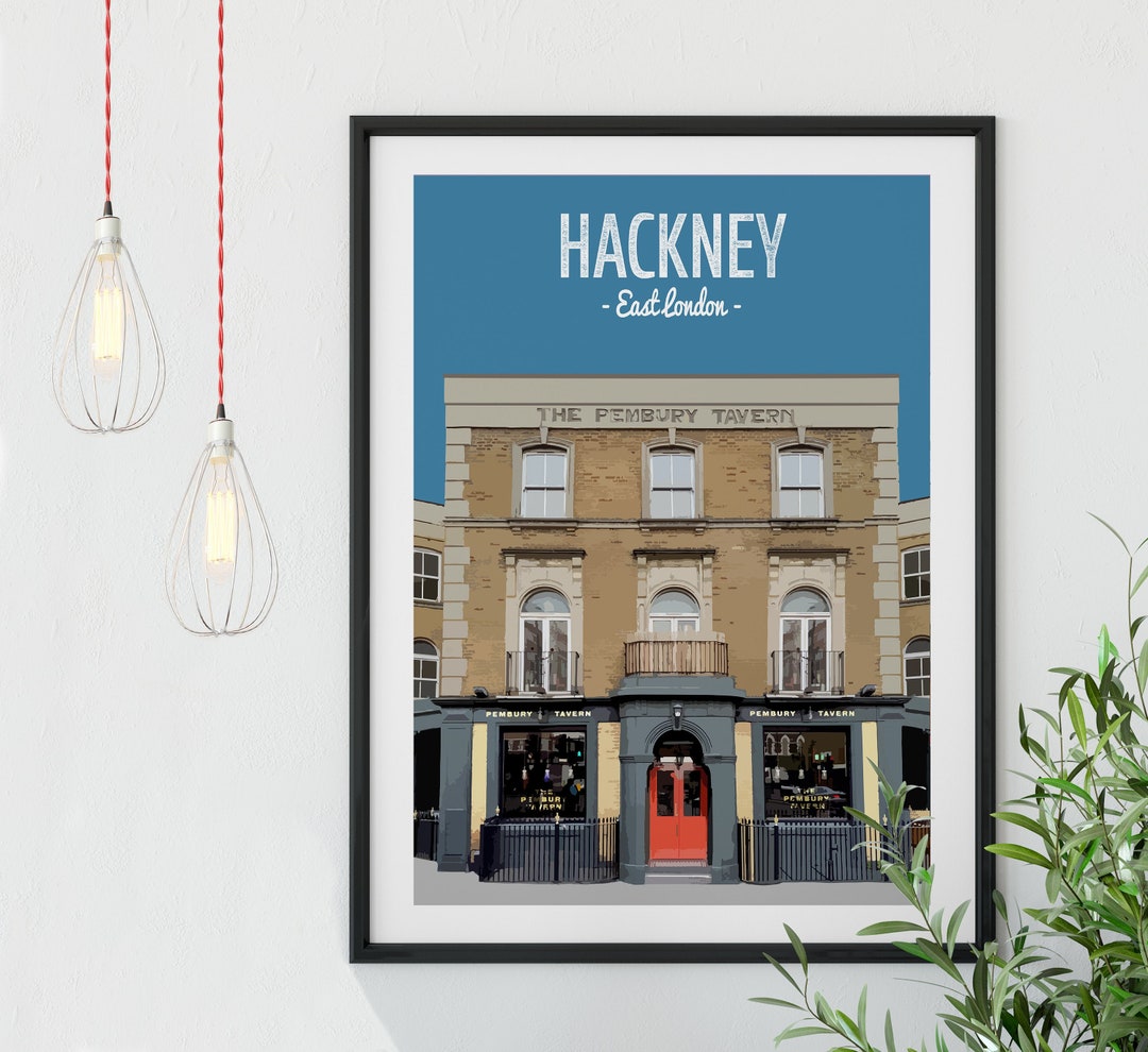 Hackney Print, the Pembury Tavern, Hackney Central Print, East London ...