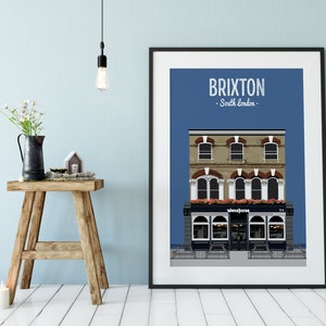 Brixton Print, the White Horse Pub, South London Print - Etsy
