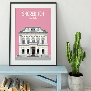 Shoreditch Print, the Shoreditch Town Hall - Etsy