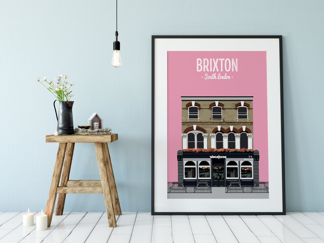 Brixton Print, the White Horse Pub, South London Print - Etsy