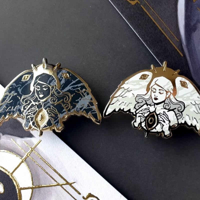 Gold Angel Pin - Etsy