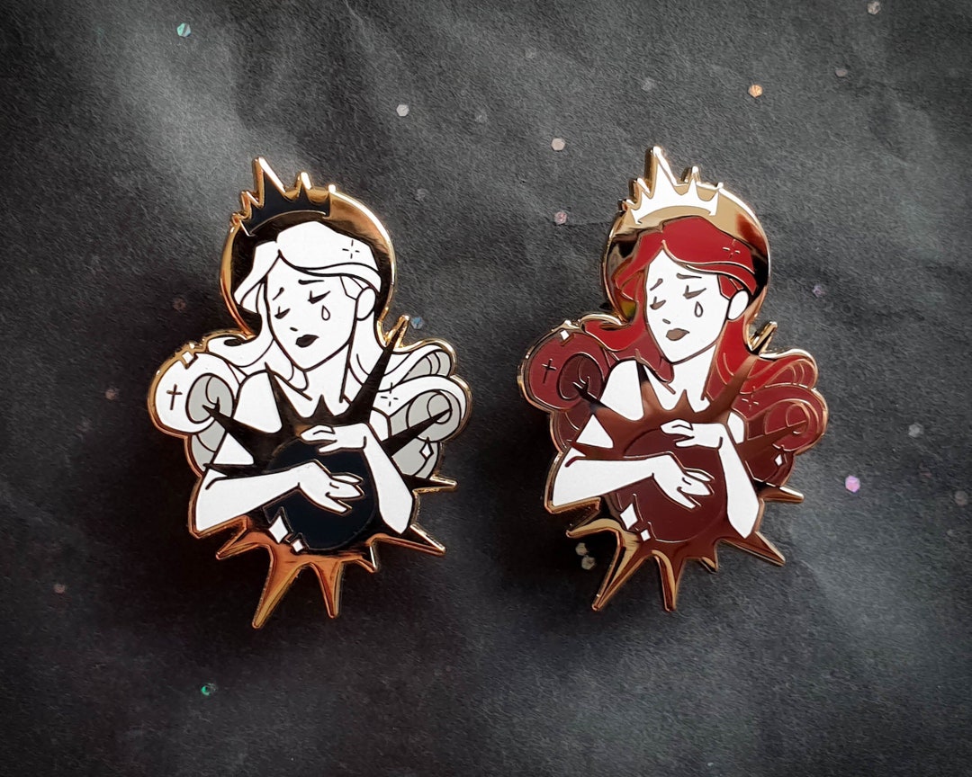 The Sun Enamel Pin: Gold Plated, Hard Enamel, Star-crossed Lovers - Etsy