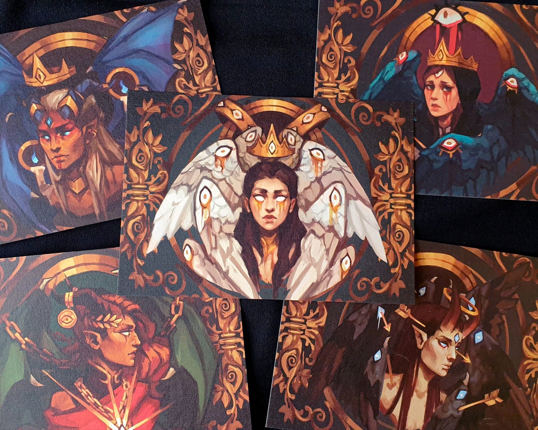 Angels & Devils Art Prints: Original Illustration (A5 Size) - Etsy