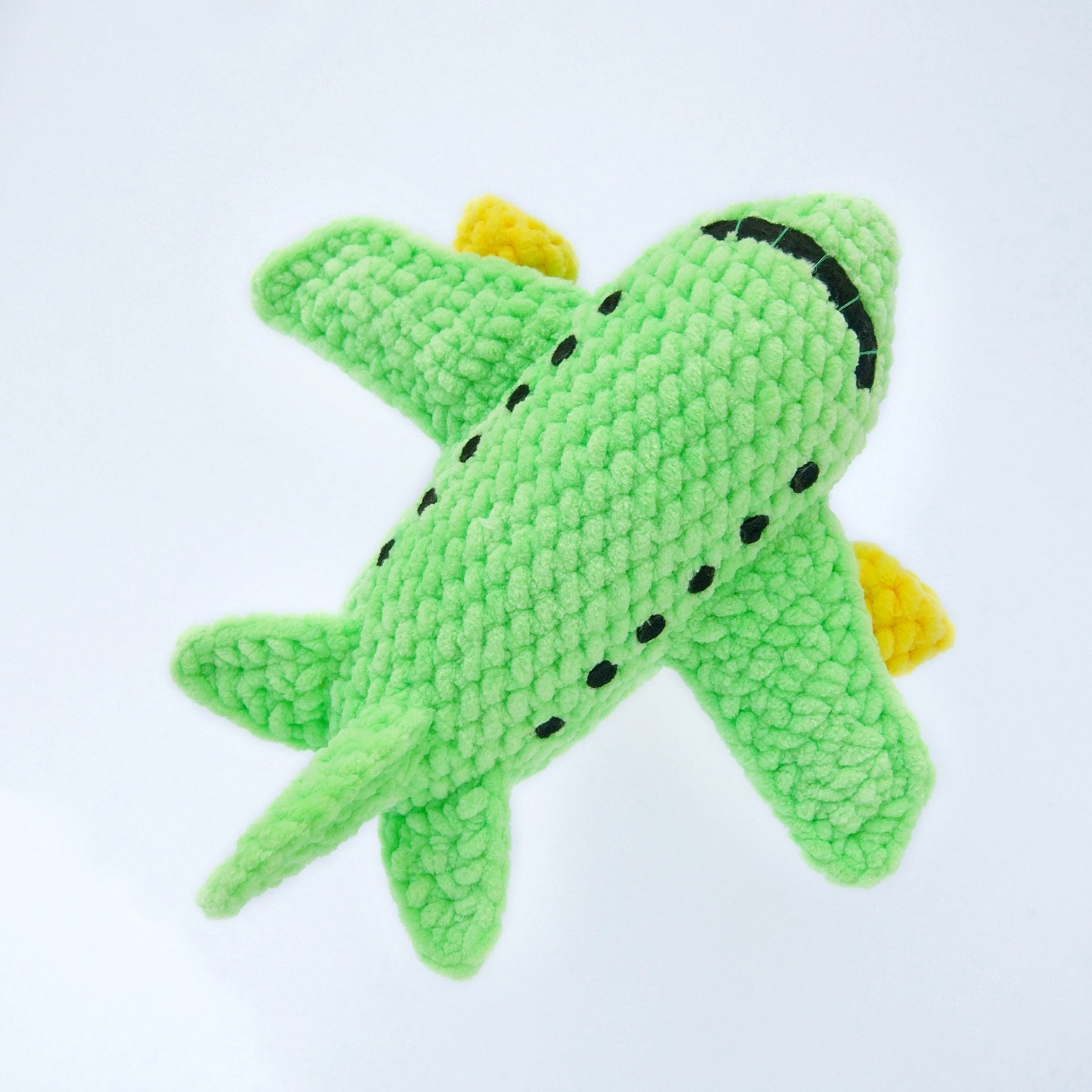 CROCHET AIRPLANE PATTERN, Plush Plane Toy Amigurumi Pattern, Crochet ...