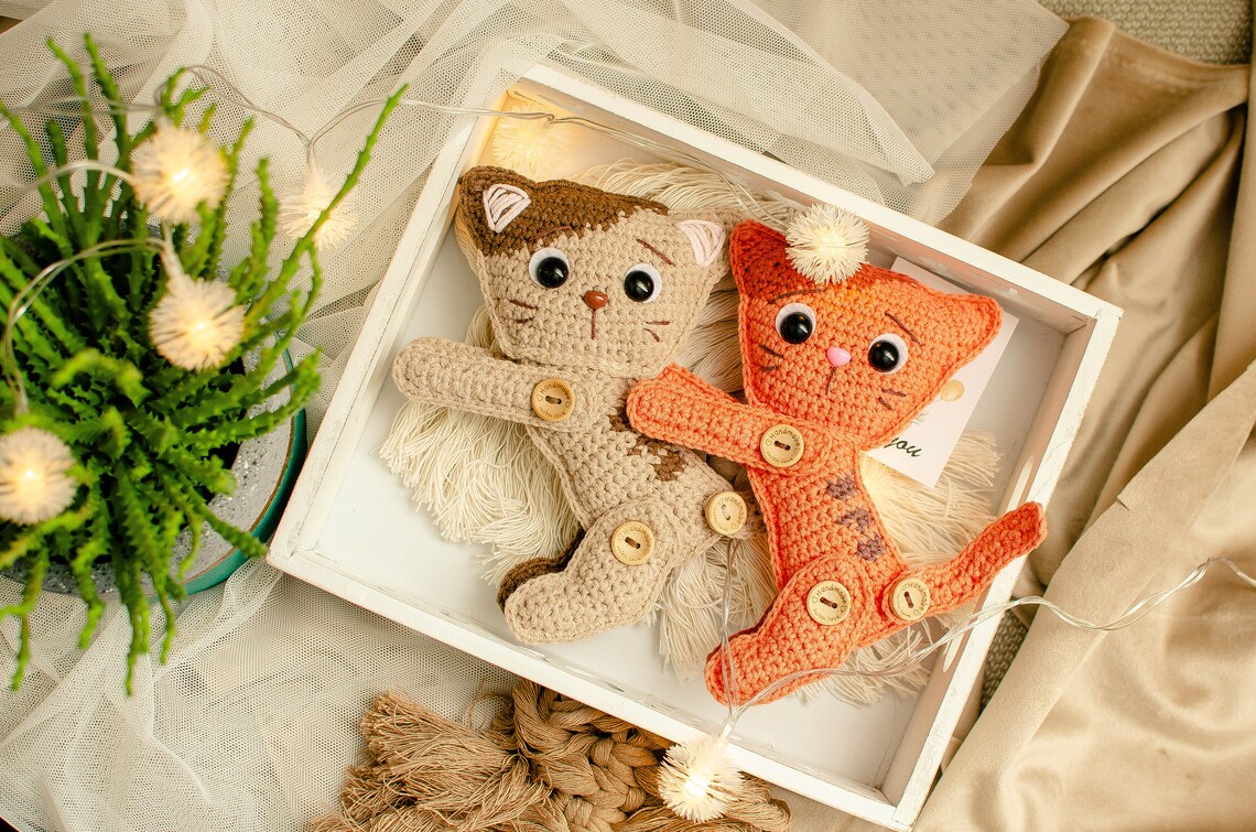 Little Cat Crochet Pattern Easy Little Kitty Crochet - Etsy