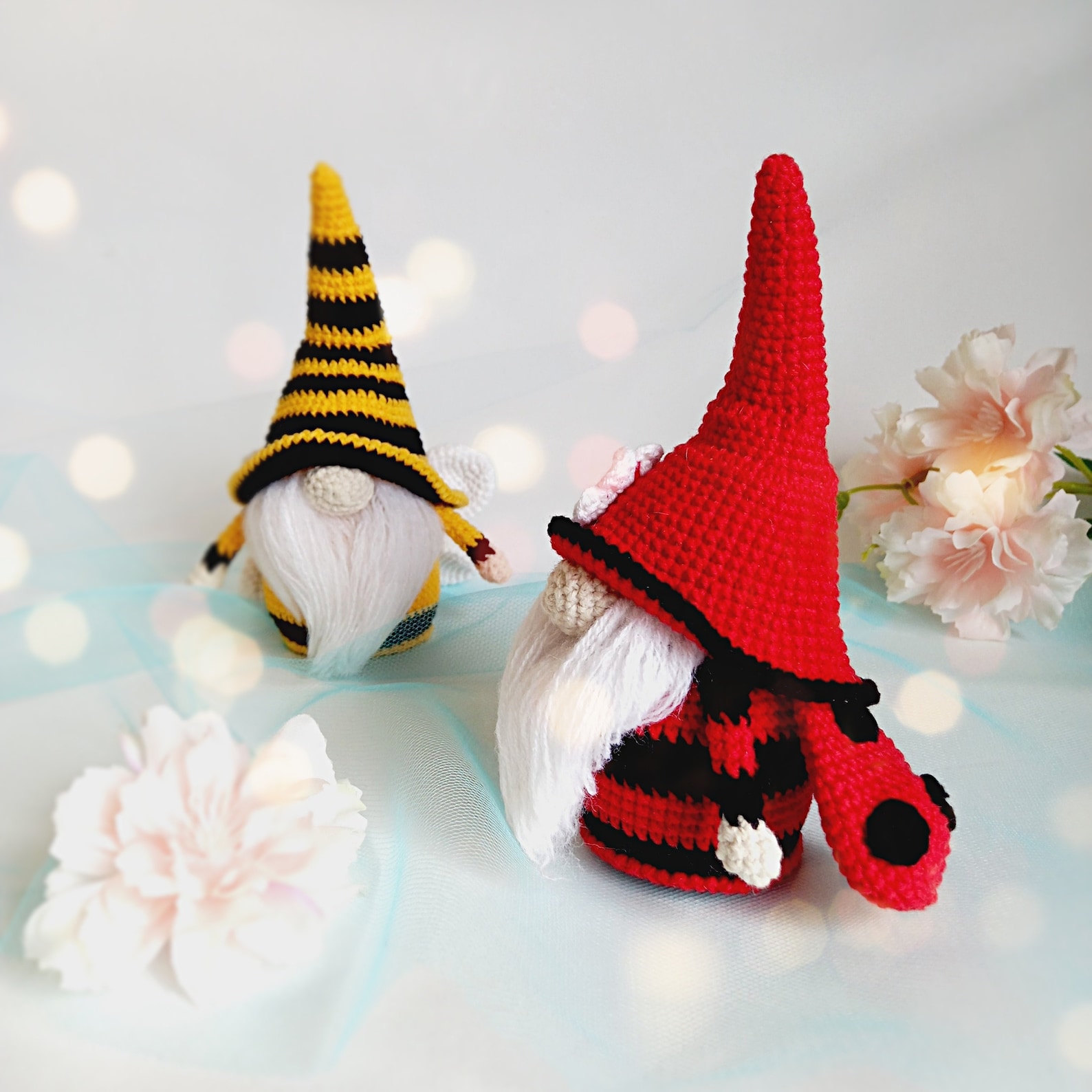 PDF Pattern of Crocheted Gnomes Ladybug Gnome Crochet Toy | Etsy
