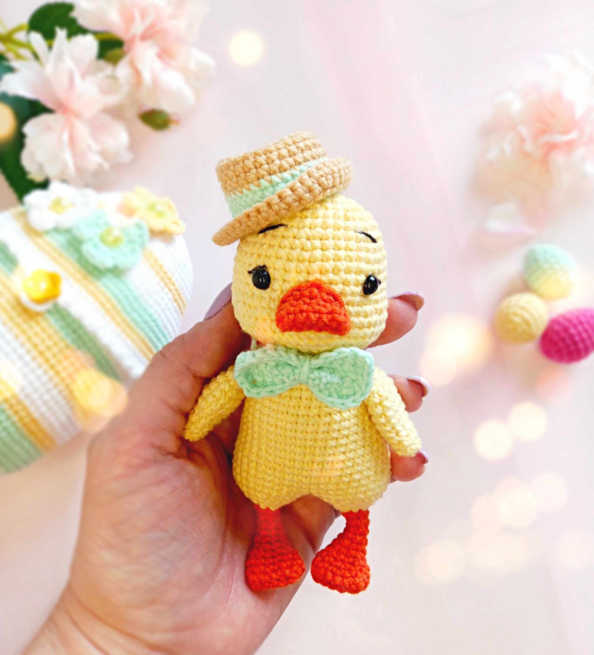 PDF Crocheted Duckling Pattern for Easter Crochet Toy - Etsy