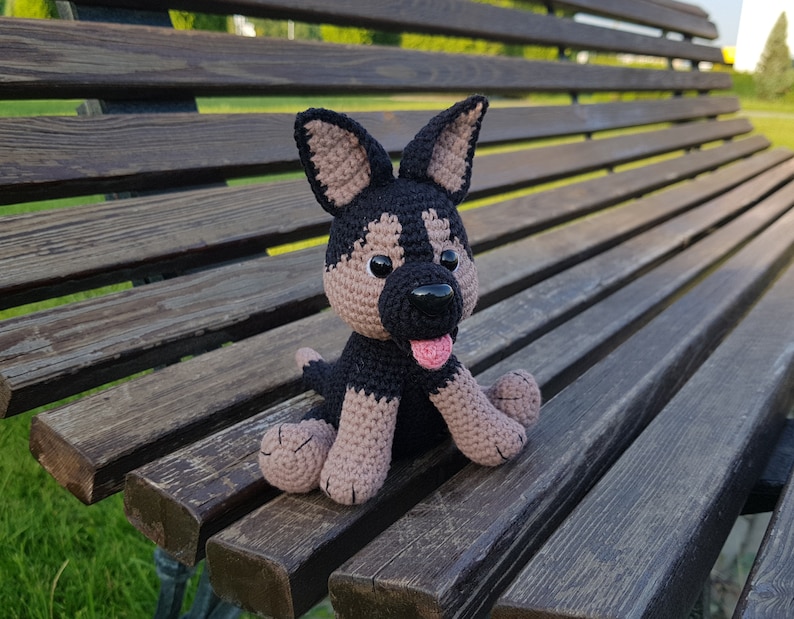 Crochet Pattern Dog German Shepherd Amigurumi Crochet Dog - Etsy