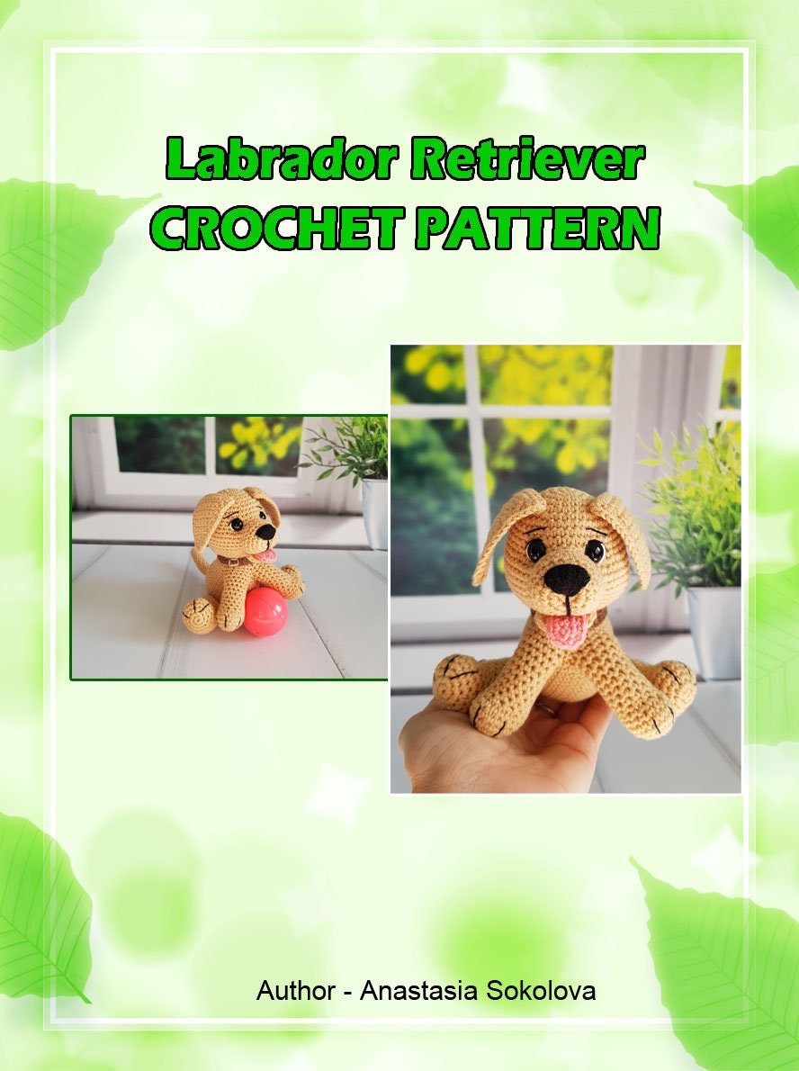 Dog Crochet Pattern Labrador Retriever Amigurumi Dog Pattern - Etsy