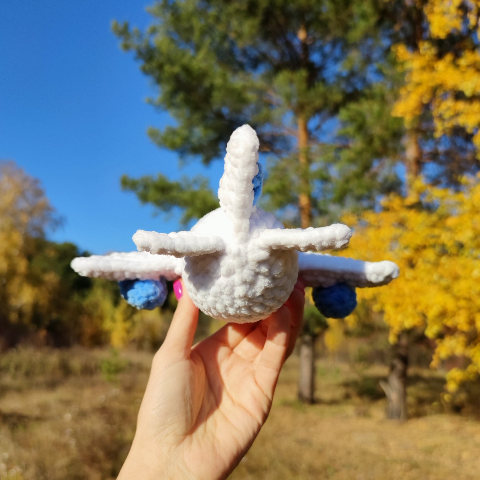 CROCHET AIRPLANE PATTERN, Plush Plane Toy Amigurumi Pattern, Crochet ...