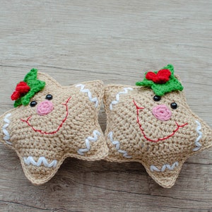 Christmas Gingerbread Crochet Pattern Amigurumi Patterns Pdf - Etsy