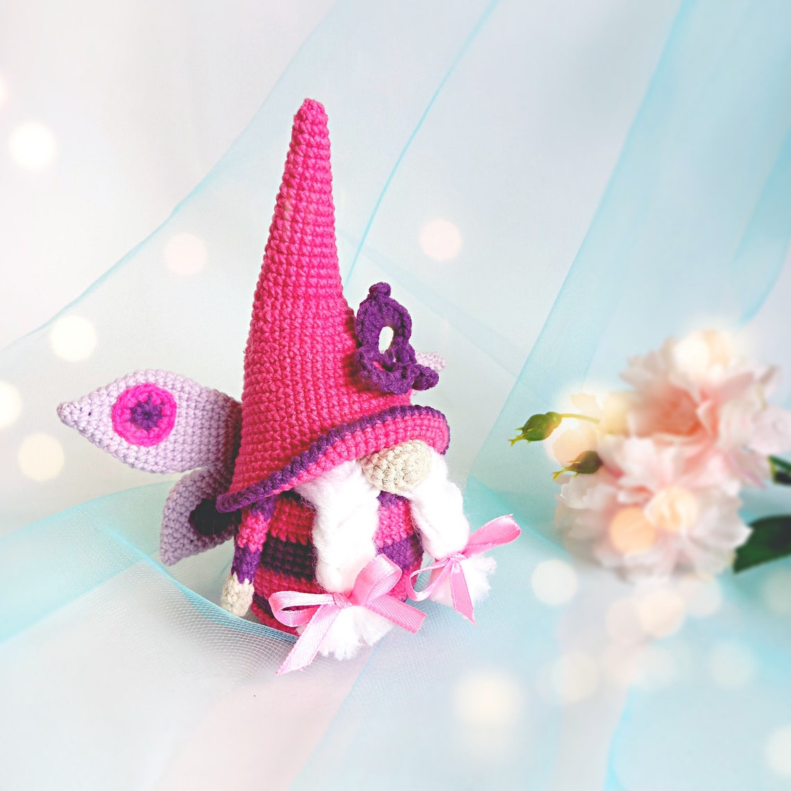 PDF Pattern of Crocheted Gnome Butterfly Gnomebutterfly - Etsy