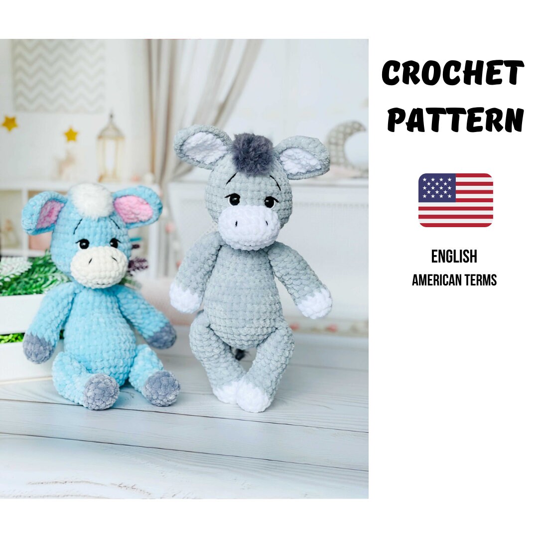 Donkey Crochet Pattern / Crochet Donkey / Donkey Pattern / Crochet ...