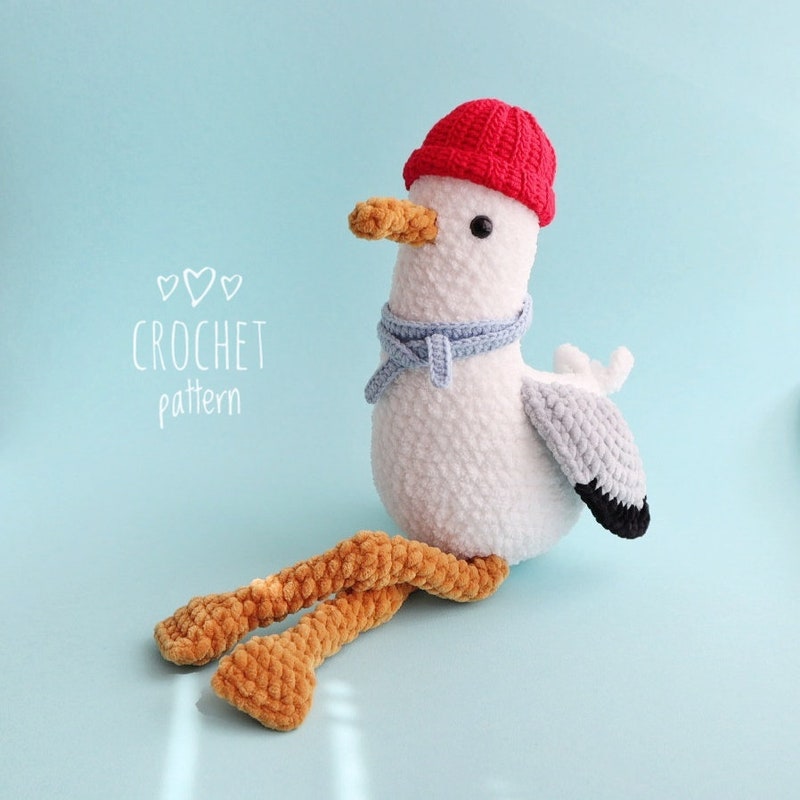 Seagull Plush - Etsy