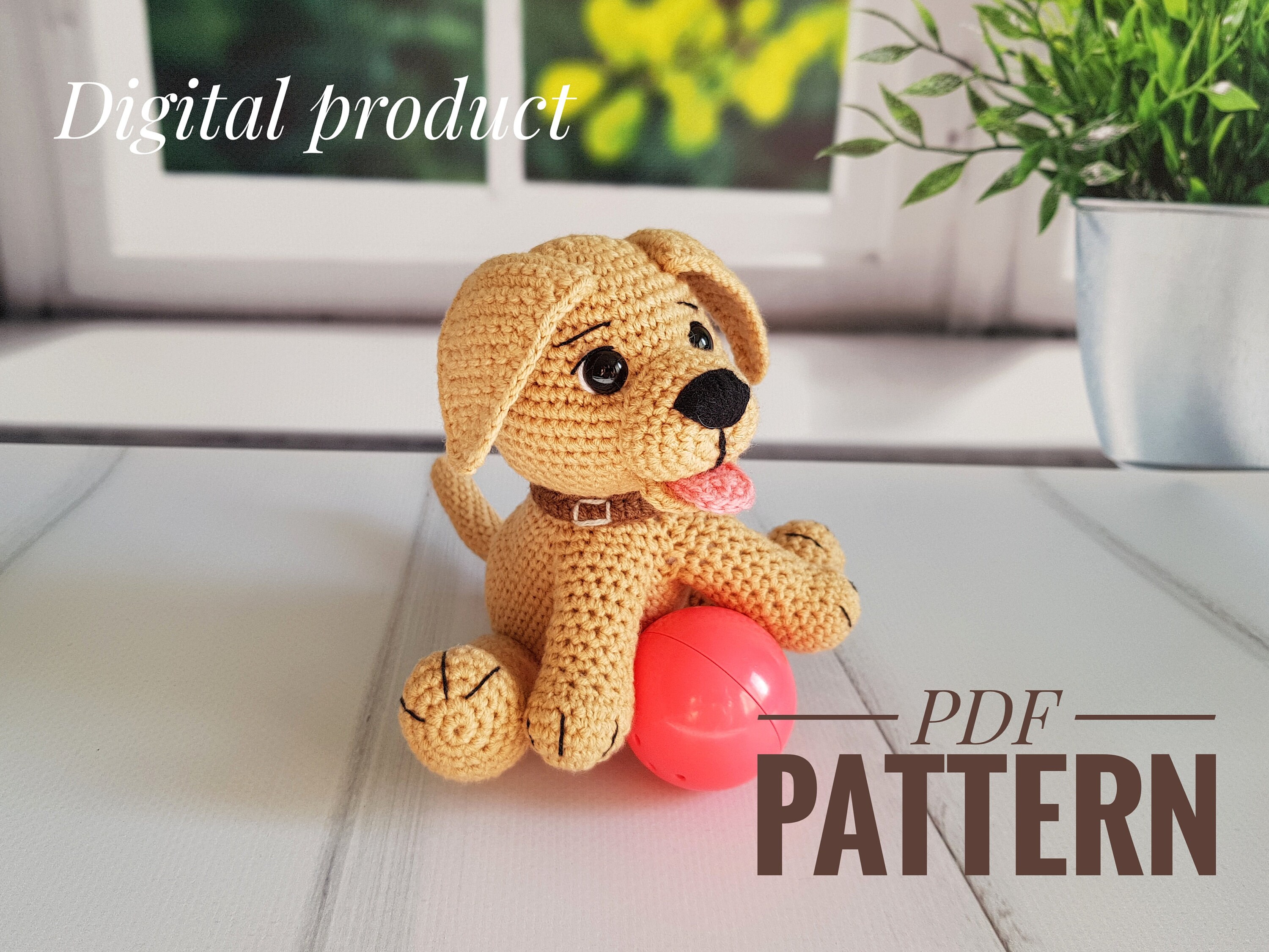 Dog Crochet Pattern Labrador Retriever Amigurumi Dog Pattern - Etsy