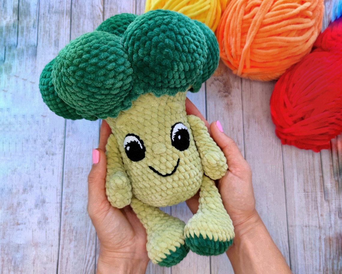 CROCHET BROCCOLI PATTERN Amigurumi Crochet Cute Vegetables - Etsy
