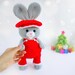 BUNNY 3 CLOTHES SET Crochet Pattern Plush Bunny With - Etsy