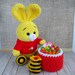 BUNNY 3 CLOTHES SET Crochet Pattern Plush Bunny With - Etsy