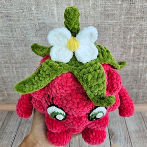 CROCHET RASPBERRY PATTERN, Amigurumi Raspberry or Blackberry With Eyes ...