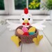 Crochet Pattern Amigurumi Easter Hen Basket With Eggs, Easter Decor ...