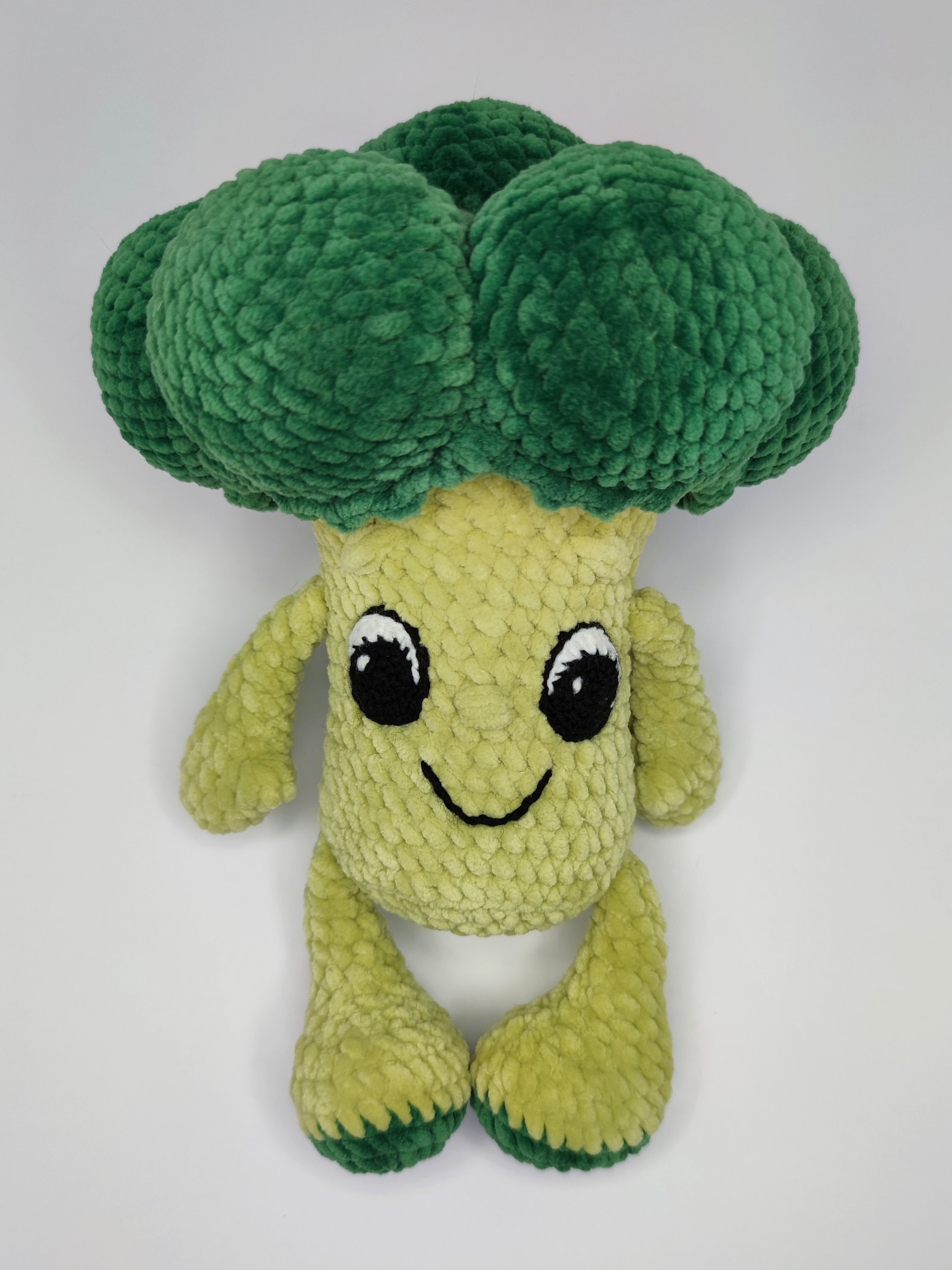 CROCHET BROCCOLI PATTERN, Amigurumi Crochet Cute Vegetables With Eyes ...