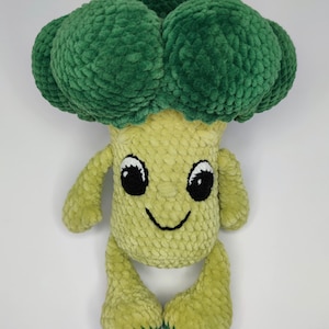 CROCHET BROCCOLI PATTERN, Amigurumi Crochet Cute Vegetables With Eyes ...