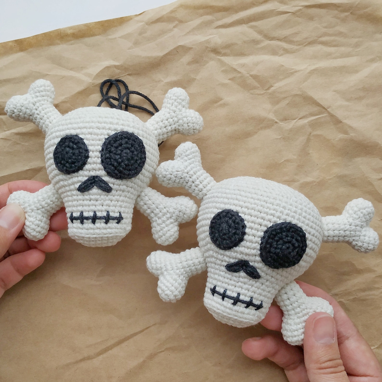 Crochet Pattern Human Skull Amigurumi Halloween Skull - Etsy
