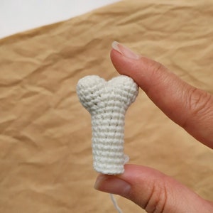 Crochet Keychain Pattern - Human Bones Crochet Pattern PDF in English - Amigurumi Pattern Bone ...