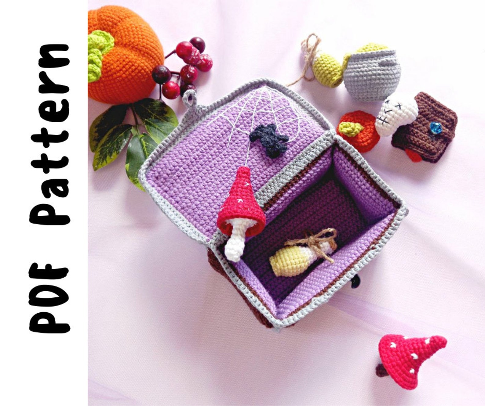 PDF Crocheted Chest Pattern With Accessories for Witchcraft - Etsy