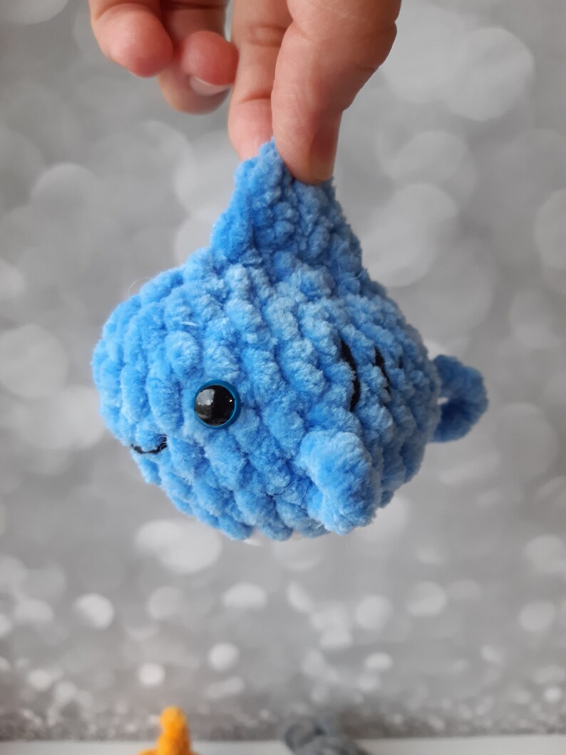 Baby Shark Crochet Keychain Patterncrochet Car - Etsy