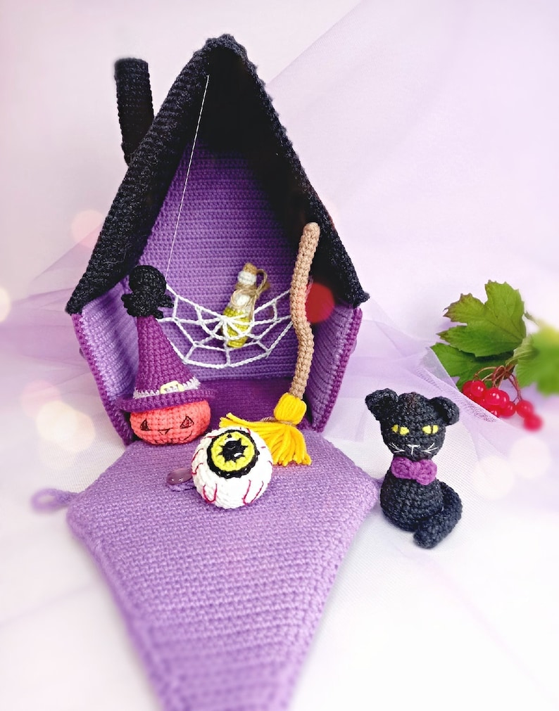 PDF Witch House Pattern Halloween House Pattern Crochet Toy - Etsy