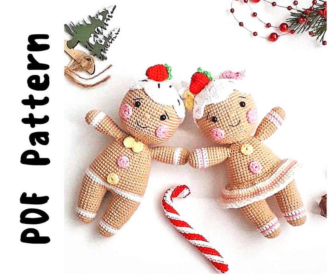 PDF Pattern Gingerbread Man, Gingerbread, Christmas Gingerbread No ...