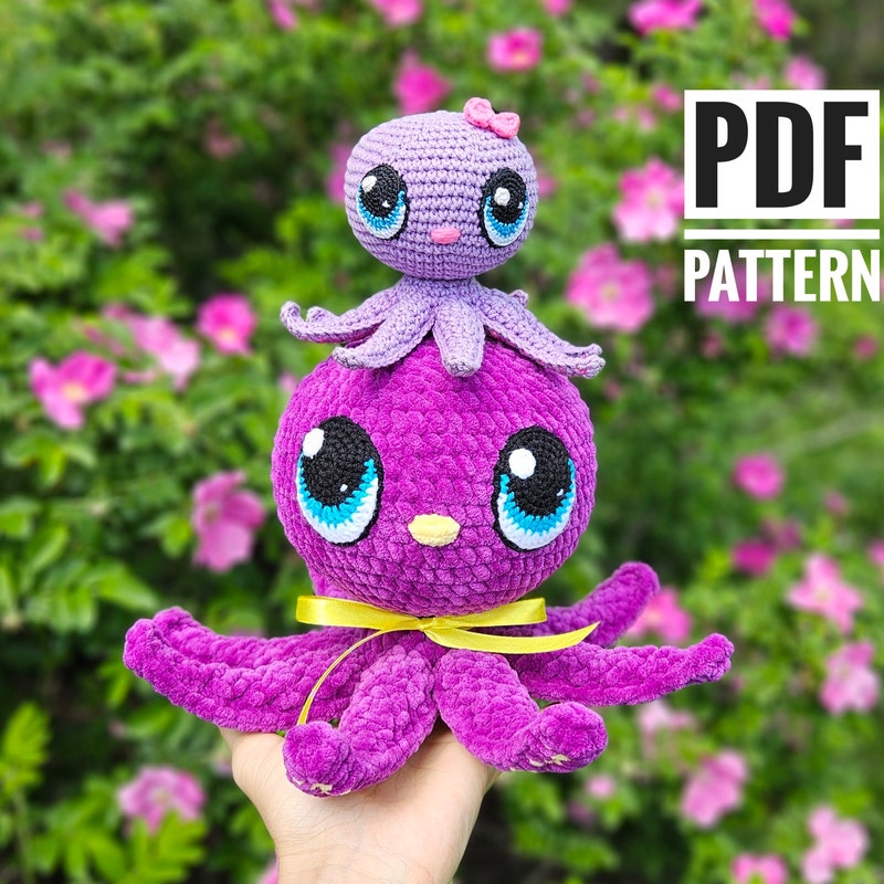 Octopus Plush Pattern - Etsy