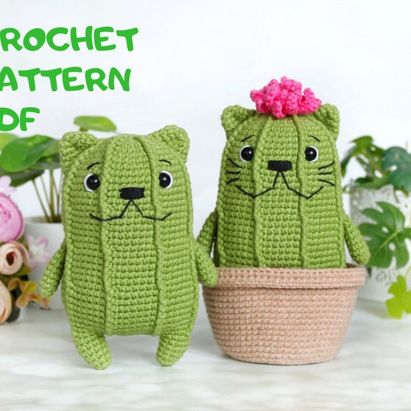 Cat Cactus - Etsy