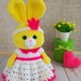 BUNNY 3 CLOTHES SET Crochet Pattern Plush Bunny With - Etsy