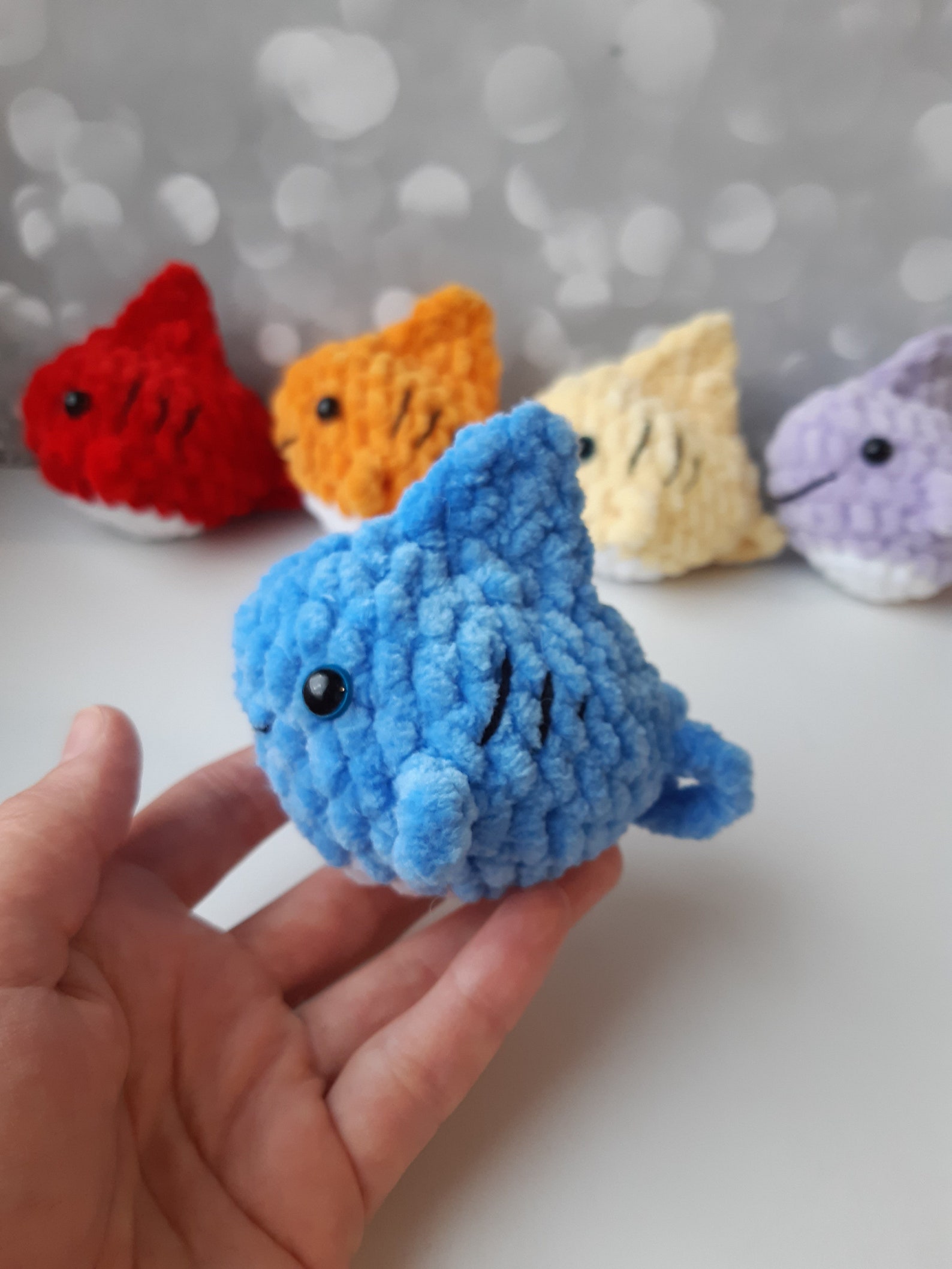 Baby Shark Crochet Keychain Patterncrochet Car - Etsy