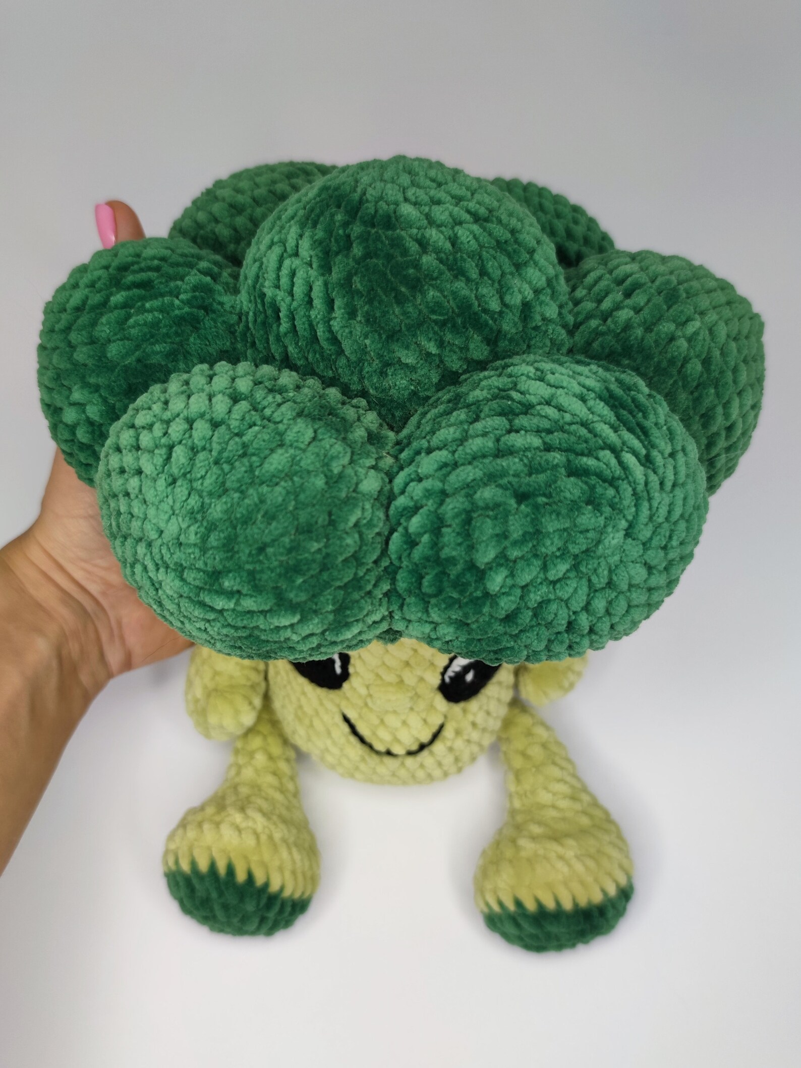 CROCHET BROCCOLI PATTERN, Amigurumi Crochet Cute Vegetables With Eyes ...