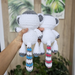 CROCHET LEMUR PATTERN, Amigurumi Plush Lemur Pdf Tutorial, Low Sew ...