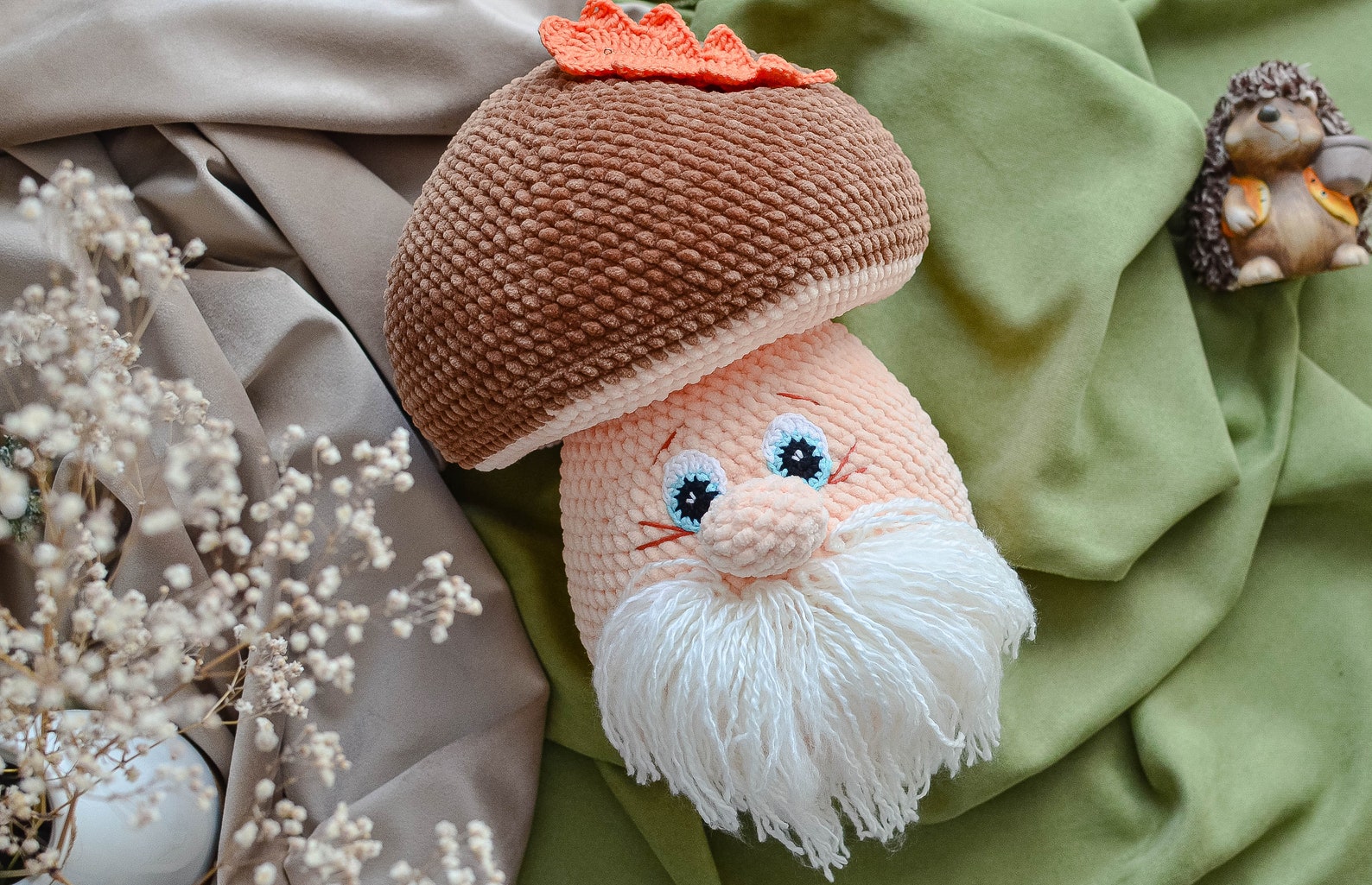 Mushroom Crochet Pattern Giant Crochet Mushroom Amigurumi - Etsy