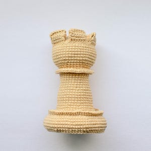 No Sew Chess Piece ROOK Crochet Pattern, Amigurumi Chess Piece ROOK ...