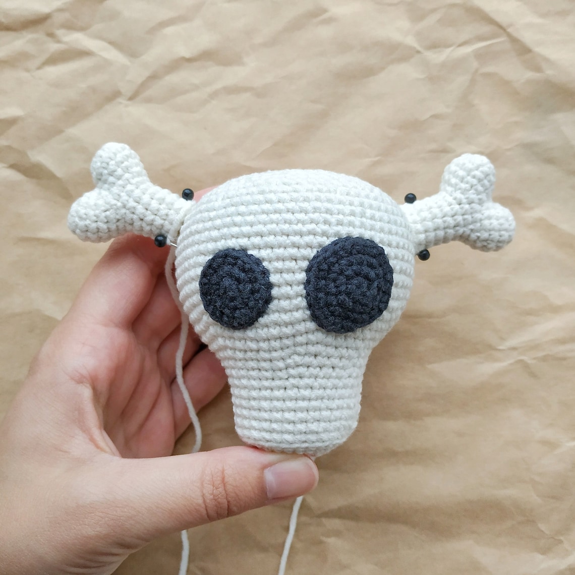 Crochet Pattern Human Skull Amigurumi Halloween Skull - Etsy