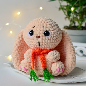 Crochet Pattern Baby Rabbit / Crochet PATTERN Plush Toy / Amigurumi ...