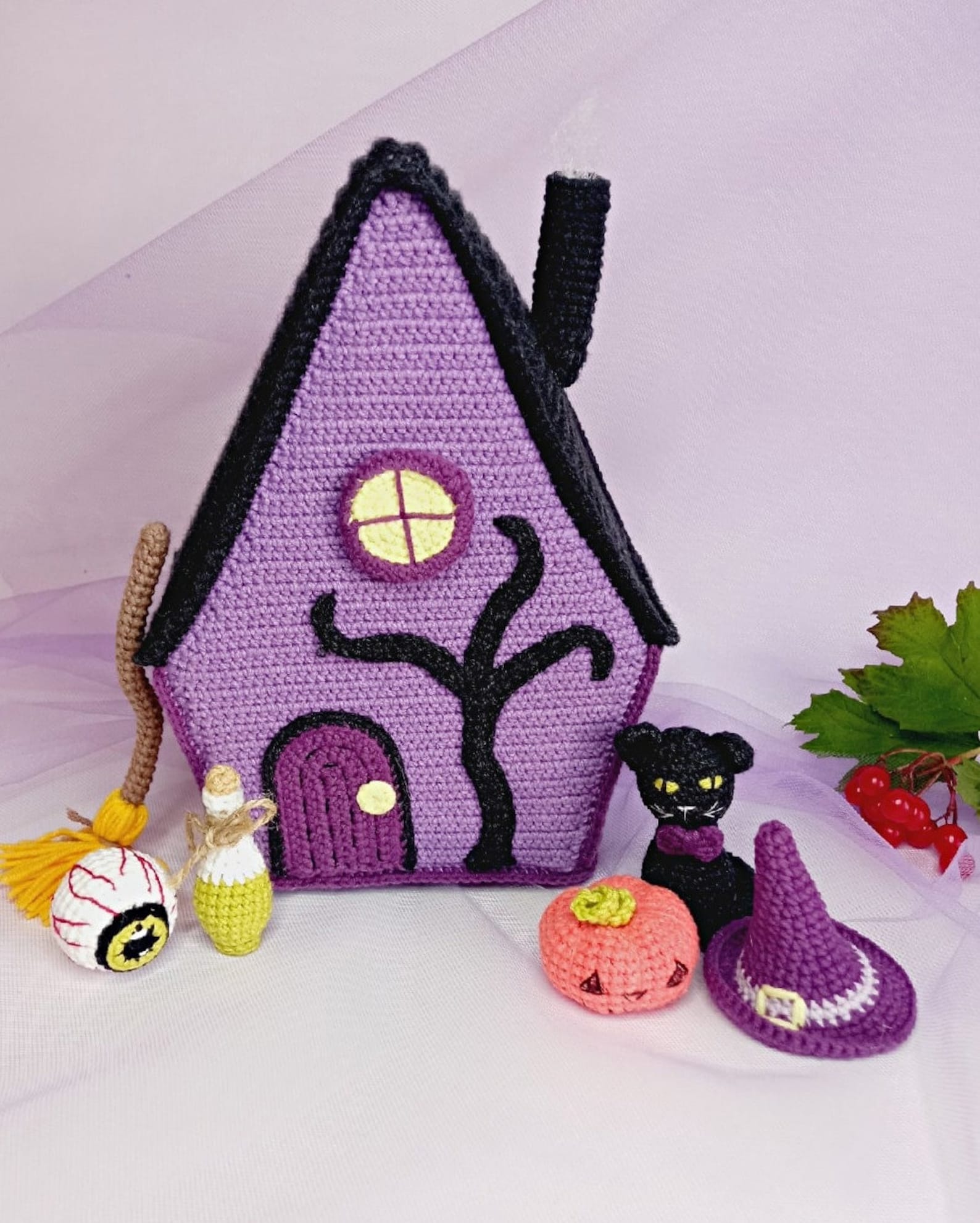 PDF Witch House Pattern Halloween House Pattern Crochet Toy - Etsy