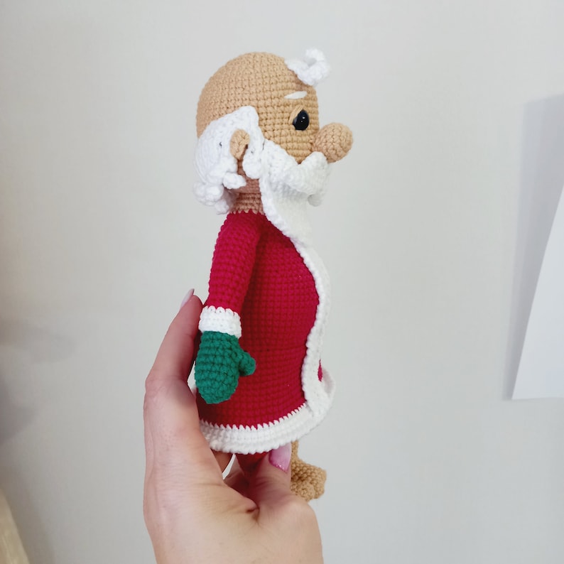 PDF Crocheted Santa Claus Pattern Crocheted Toy for - Etsy