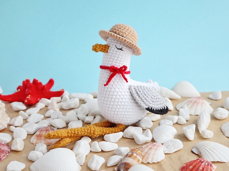 CROCHET PATTERN Alex the Seagull Amigurumi Doll Patterns - Etsy