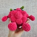 CROCHET RASPBERRY PATTERN, Amigurumi Raspberry or Blackberry With Eyes ...