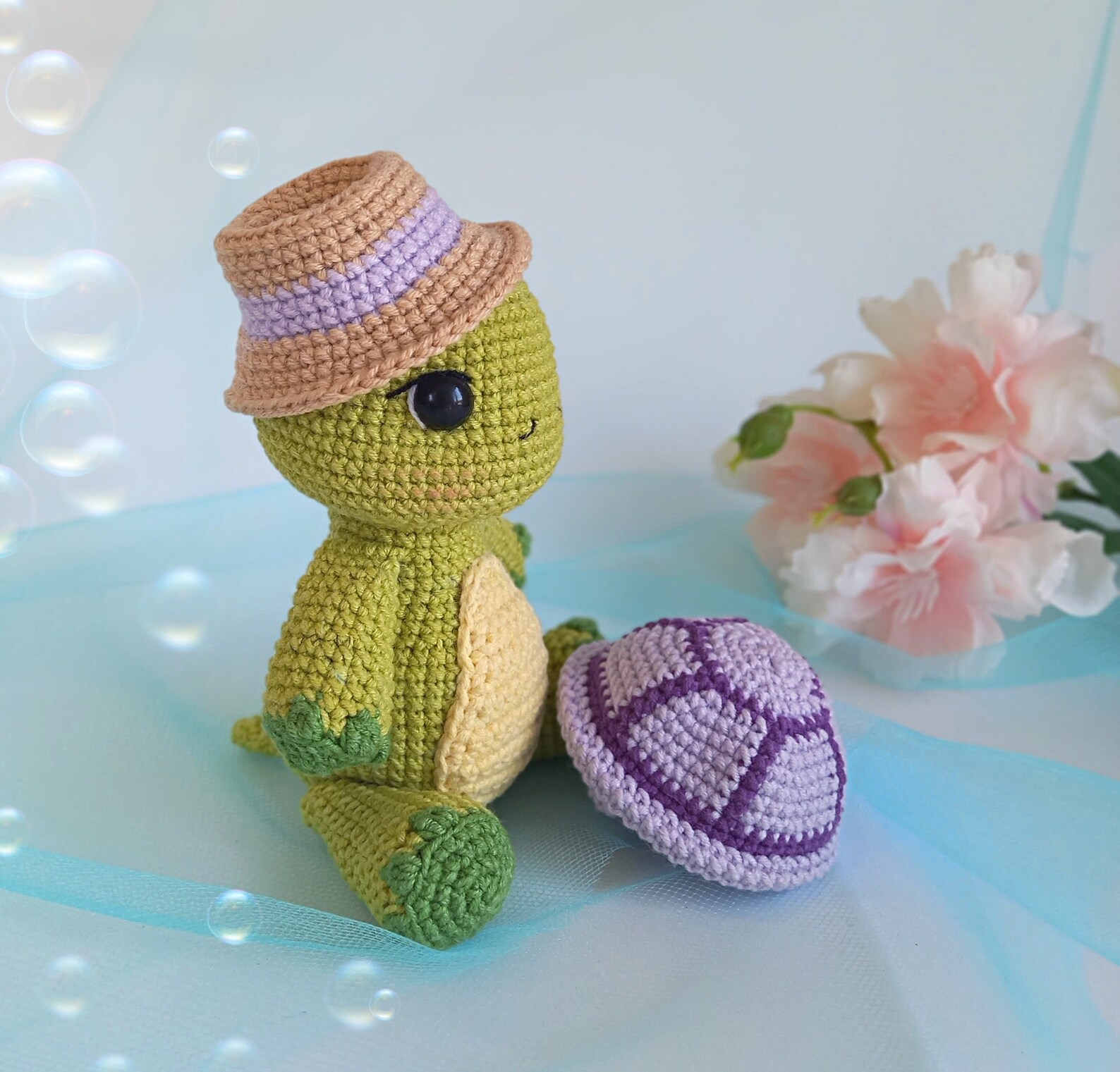Crochet Pattern, Crochet Baby Turtles, Turtle Shell, Succulent Turtle ...