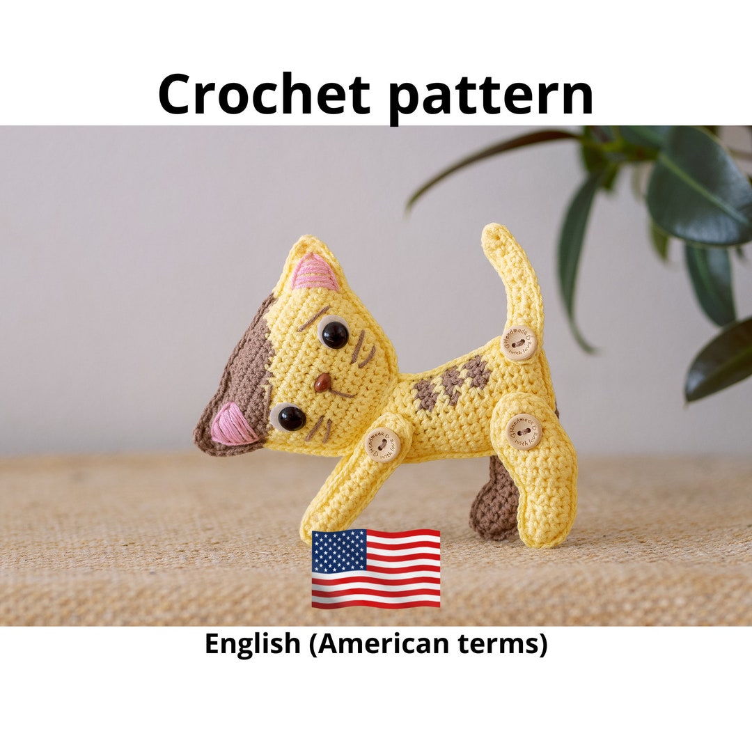 Little Cat Crochet Pattern - Easy Little Kitty Crochet Amigurumi ...
